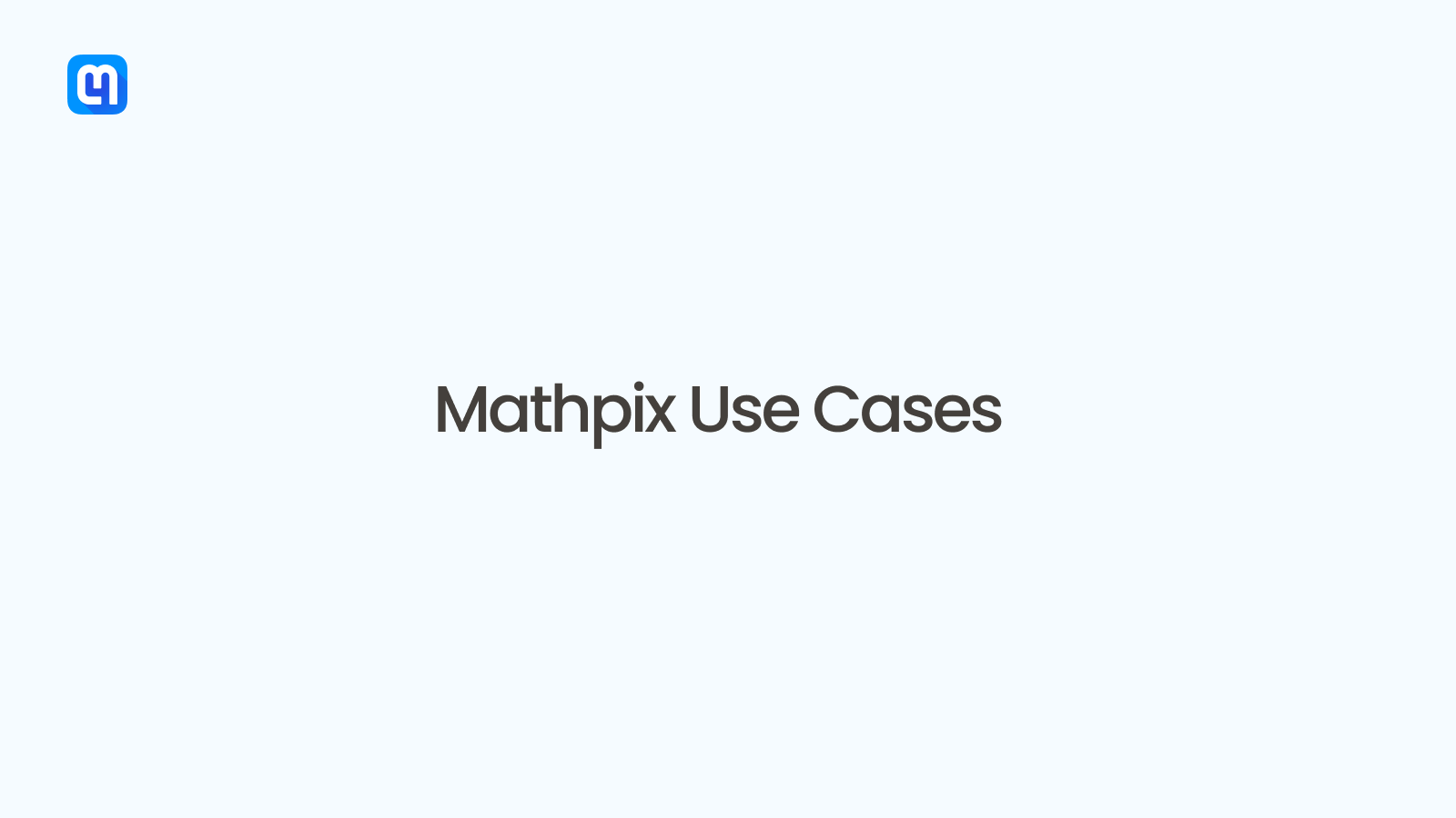 Mathpix for Universities