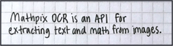 Mathpix OCR: Image Scanning API for STEM