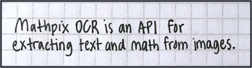 Mathpix OCR: Image Scanning API for STEM